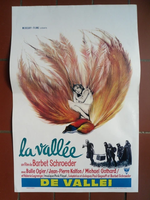 AFFICHE CINÉMA ORIGINALE ancienne 1972 la vallée Barbet Schroeder Pink Floyd EUR 15,00 - PicClick FR
