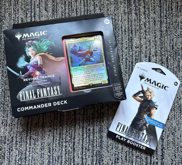 MAGIC THE GATHERING Final Fantasy Revival Trance Commander Deck ...