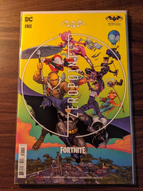 FORTNITE ZERO POINT Batman Day Special Edition #1 1er imprimé DC Comic ...