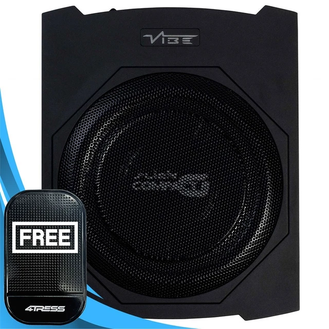 VIBE CAR ACTIVE Subwoofer Under Seat SLICK 10 Inch Amplifier 540W ...