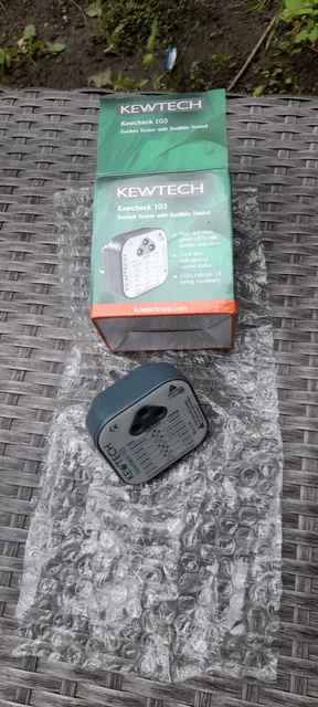 Kewtech Kewcheck103 Mains Wiring 240v Socket Tester With Audible Tone