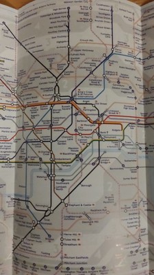 LONDON UNDERGROUND TUBE Map Guide Latest Issue New Design Freepost £2. ...