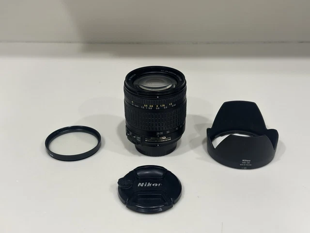 NIKON ZOOM-NIKKOR 28-200MM f/3.5-5.6 AF ED G Lens w/ Hood & Filter $138 ...