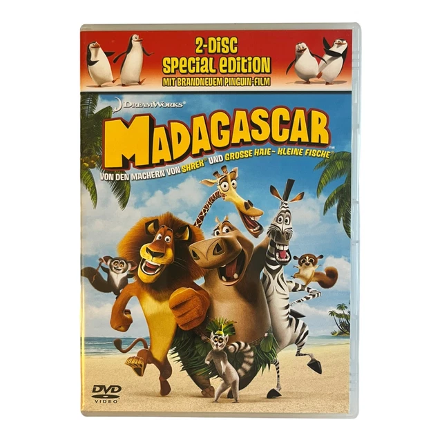 MADAGASCAR DVD, 2005 2 Disc Special Edition Ben Stiller Chris Rock £1. ...