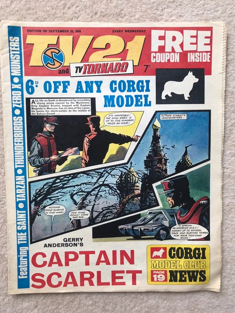TV21 AND TV Tornado #193 - City Magazines - 1968 £9.99 - PicClick UK