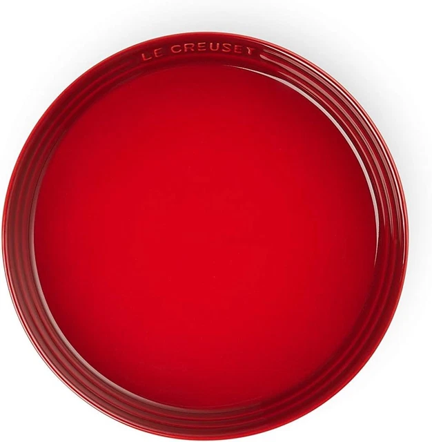 LE CREUSET PIATTINO, Neo-Round Piastra 17 CM, Cherry Rosso, Calore Resi ...
