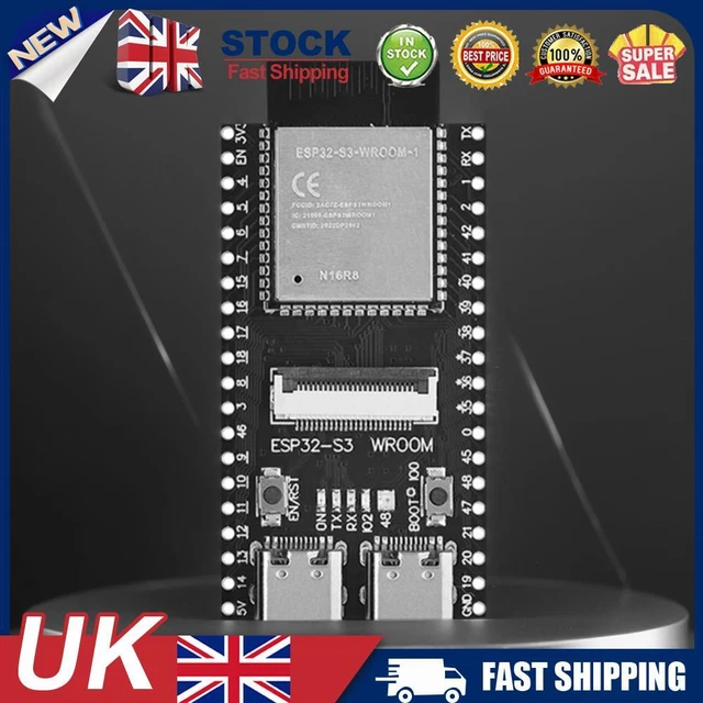 ~ Useful Esp32 S3 Wroom Cam Board Onboard Camera Wireless With Ov2640 Camera Uk £12 59