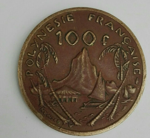 POLYNESIE FRANCAISE 100 Francs, coin 1988, Island. £4.80 - PicClick UK
