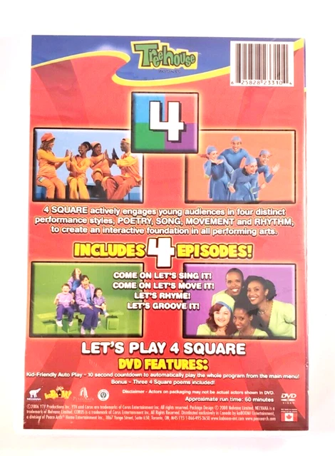 SINGING WITH 4 Square (DVD, 2010, Canadian) Treehouse Presents ...