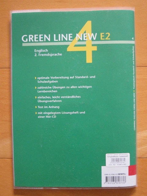 GREEN LINE NEW E2 Band 4 Trainingsbuch mit Lösungsheft + CD Klett ...