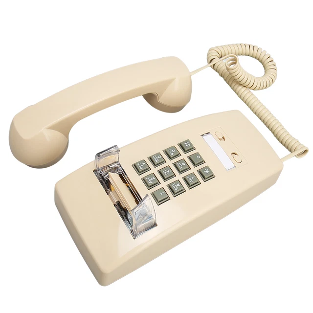 VINTAGE WALL TELEPHONE Retro Wall Phone For Landline With Mechanical ...