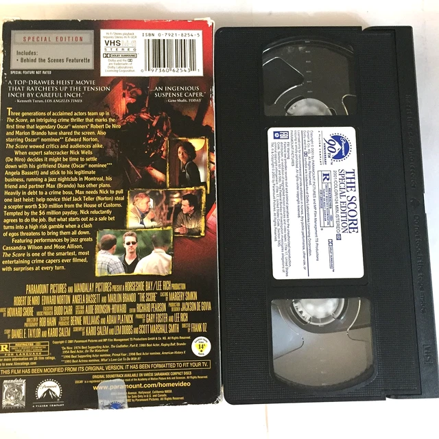 THE SCORE VHS Tape - Ships with Tracking £7.96 - PicClick UK