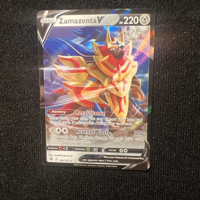 POKÉMON TCG POKÉMON Zamazenta V Zamazenta Ultra Rare Holo £1.33 ...