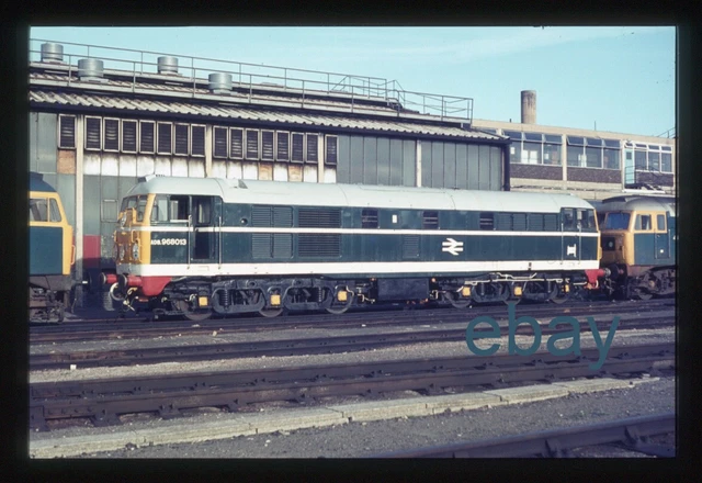 ORIGINAL 35MM slide - Class 31/0 - ADB968013 (31013) at Stratford c ...