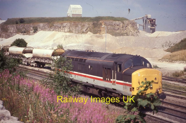 RAILWAY PHOTO - Class 37 Intercity Livery Tunstaad Quarry Aug 95 £2.00 ...