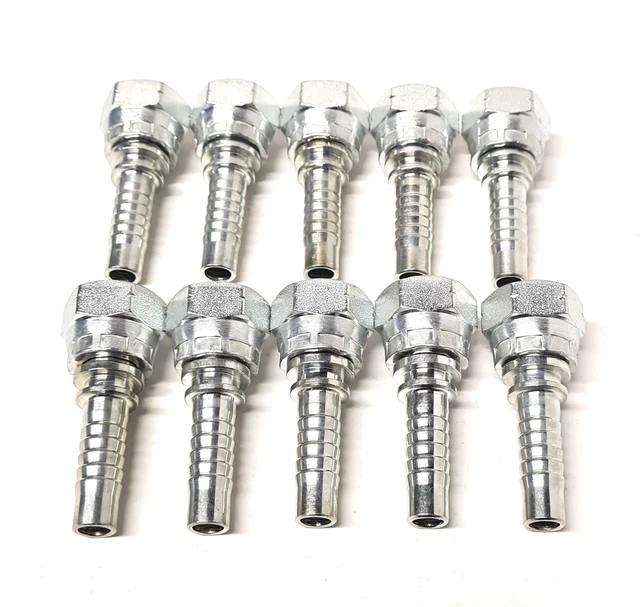 HYDRAULIC HOSE INSERT Tail Fitting 1/4" - 1" BSP Straight Female Swivel ...