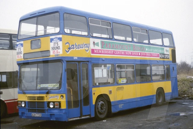 BUS PHOTO - Fareway 041 ACM772X Leyland Olympian ex Merseybus £1.19 ...