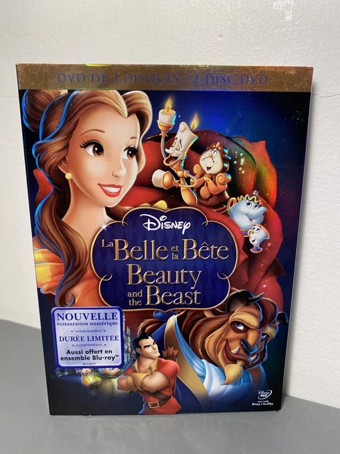 BEAUTY AND THE Beast Disney DVD Movie 2 Disc Set Classic $9.99 ...