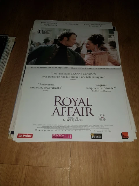 AFFICHE DE CINÉMA d'époque du film: ROYAL AFFAIR de 2012 (40x60cm) EUR 13,00 - PicClick FR