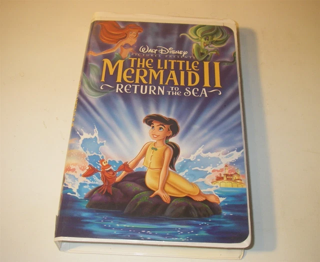 WALT DISNEY THE Little Mermaid 2 Return To The Sea Clamshell Vhs Movie £5.45 - PicClick UK