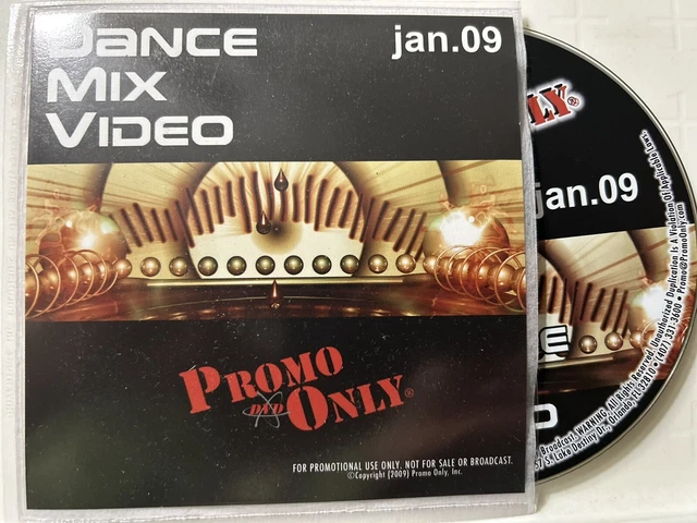 RARE DVD SLEEVE PROMO ONLY Dance Mix Video 2009 January $79.95 - PicClick