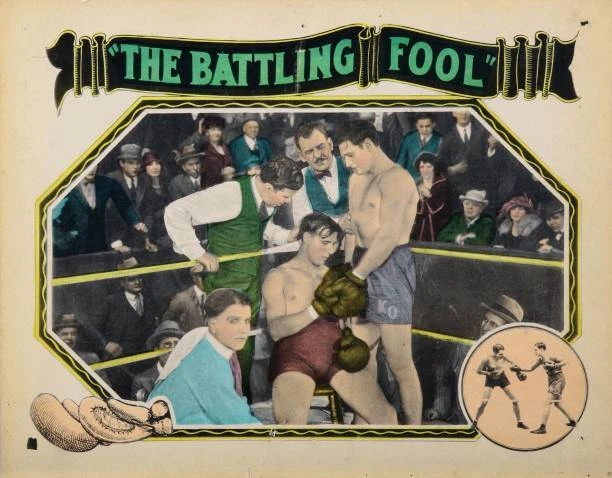 THE BATTLING FOOL Lobby Card William Fairbanks 1924 Old Movie Photo $9. ...