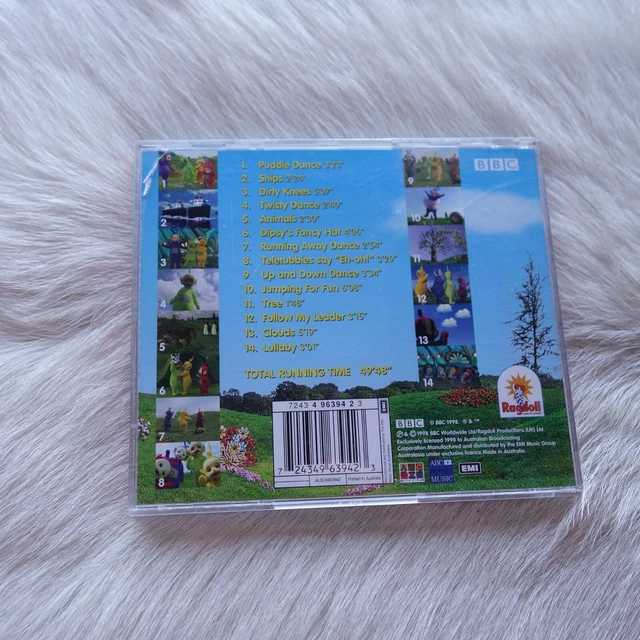TELETUBBIES TV SHOW The Album CD Vintage Kids Music Holographic Cover ...