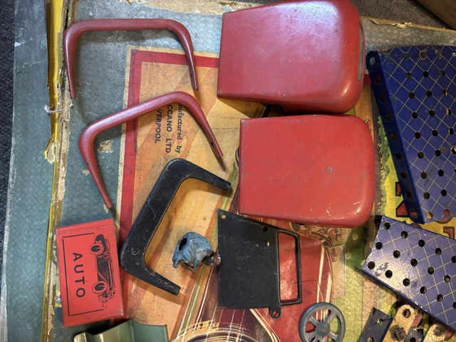 HORNBY MECCANO 1930S CONSTRUCTOR CAR No1,with extras and box £4.00 ...