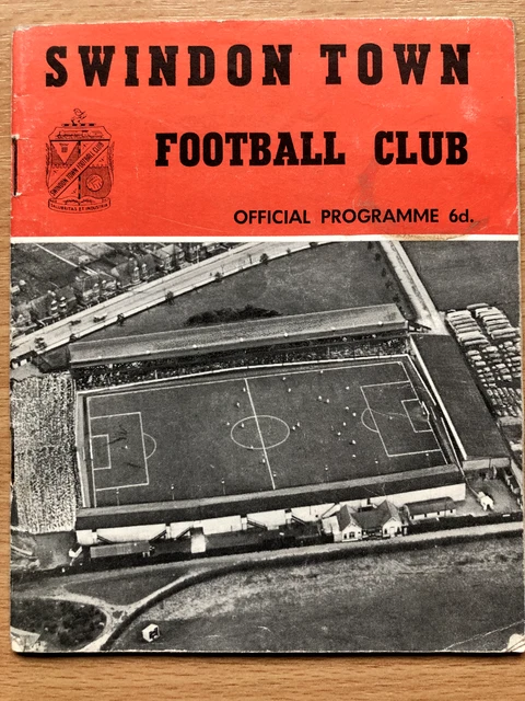 PROGRAMME SWINDON TOWN V Millwall 1962/63 EUR 2,90 - PicClick FR