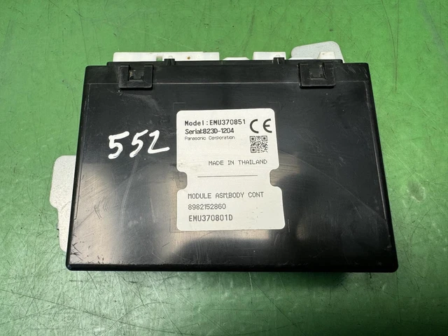 ISUZU D-MAX ECU Mk2 BCM Body control module EMU370L801D, 8982152860 ...
