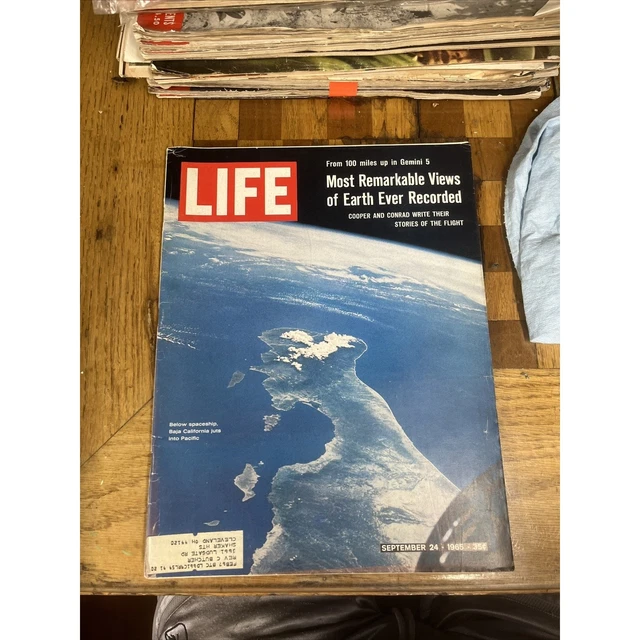 1965 SEPTEMBER 24 Life Magazine The Most Remarkable Views Of Earth (BM6 ...