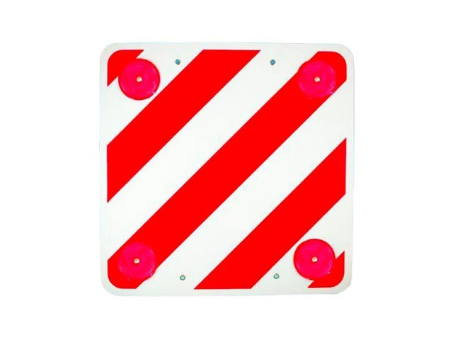 FIAMMA PLASTIC BIKE Carrier Reflective Warning Sign Motorhome Campervan ...