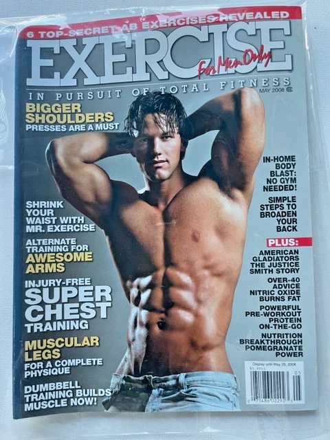 EXERCISE FOR MEN Only Fitness Magazine May 2008 Jared Fogel Of Subway ...