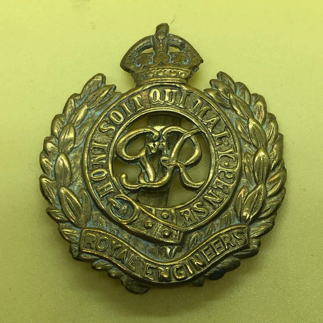 ORIGINAL WW2 BRITISH Army Royal Engineers RE Cap Badge £9.99 - PicClick UK