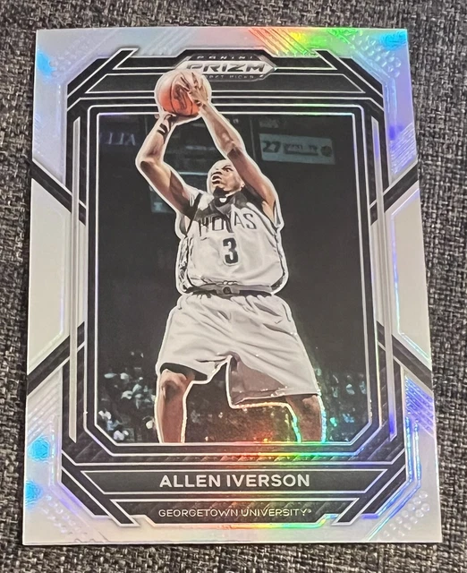 PICKS ALLEN IVERSON 2023-24 Panini Prizm Draft argent #77 - Georgetown Hoyas EUR 3,32 - PicClick FR