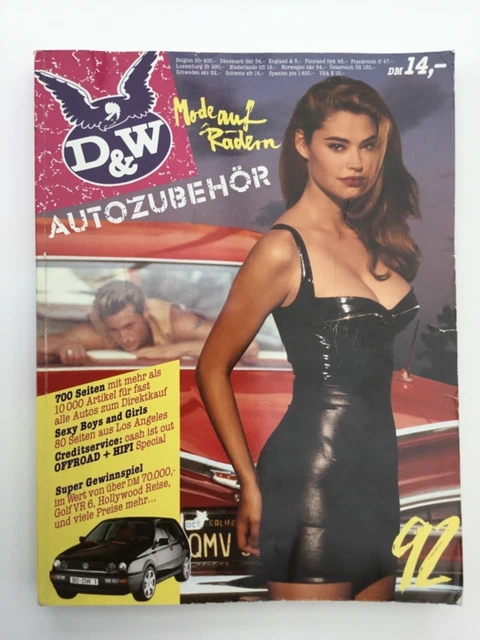 D&W-KATALOG 92~SPORTLICHES AUTO Zubehör~VW Golf-Scirocco-BMW-Audi~1992~Tuning EUR 13,95 ...