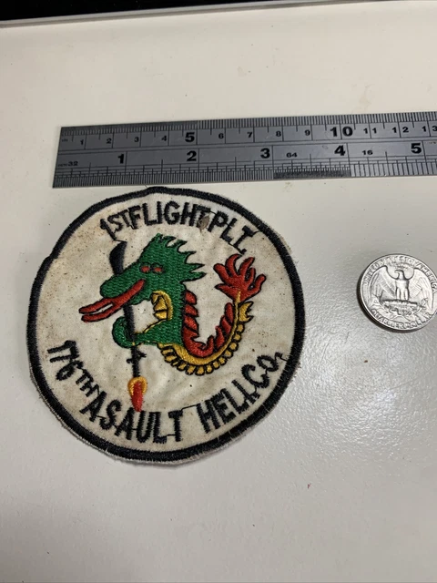 1ST FLIGHT PLATOON,176TH ASUALT HELICOPTER COMPANY PATCH £14.99 ...