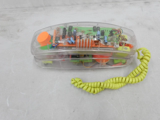 VINTAGE CONAIR TRANSPARENT Phone Retro 80s 90s Clear Model SW205 £93.74 ...