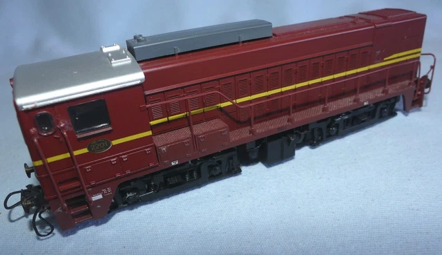 ROCO HO WIE 4155 Gleichstrom Diesellok 2201 der NS analog. Ein paar ...