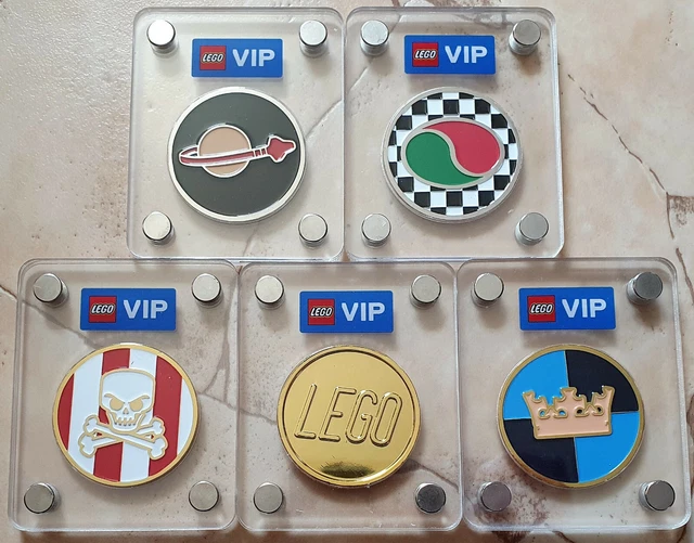 LEGO VIP MÜNZEN Set Logo Pirates Castle Space Team Octan Coins ...