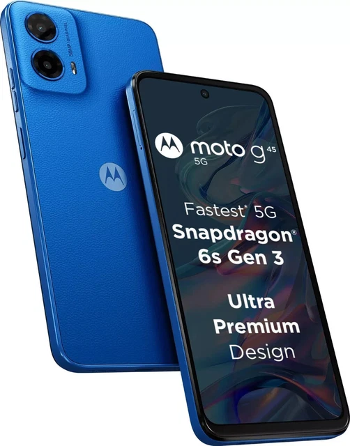 MOTO G45 5G Blue (RAM 4GB, 128GB)6.5" 50MP-Snapdragon 6s Gen 3 Global ...