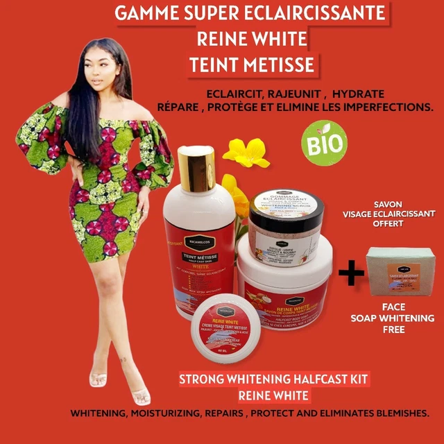 METISSE SUPER LIGHTENING Range - Halfcast Skin Body Cream Organic Kit £ ...