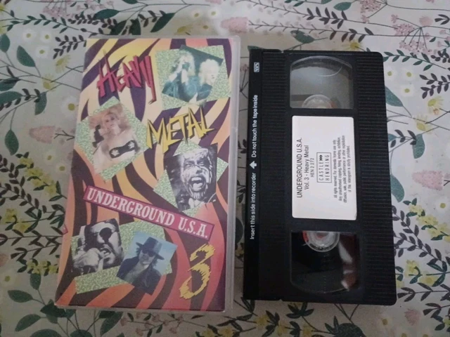 HEAVY METAL UNDERGROUND U.s.a. 3 Vhs 1990 Annihilator Bio Hazard King ...