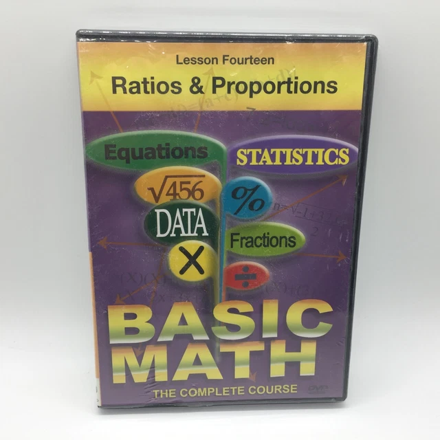 BASIC MATH: THE Complete Course - Lesson 14: Ratios and Proportions (DVD, 2005) $17.82 - PicClick CA