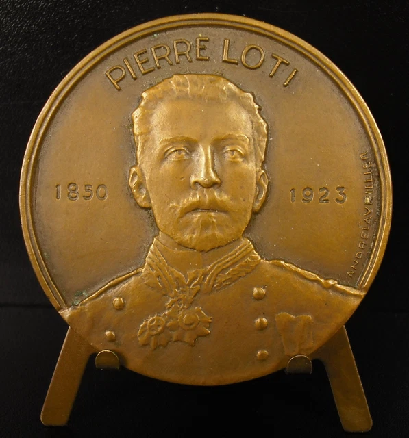 MÉDAILLE LOUYIS VIAUD Pierre Loti messageries maritmes 1953 Licorne ...
