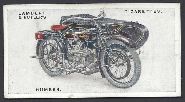 LAMBERT & BUTLER - Motor Cycles - #23 Humber £2.99 - PicClick UK