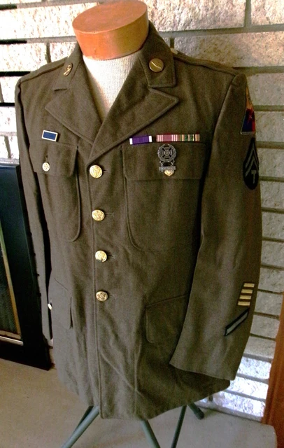 ORIGINAL WWII U.S. Army 2nd Armored Division Tankers Four Pocket Dress ...