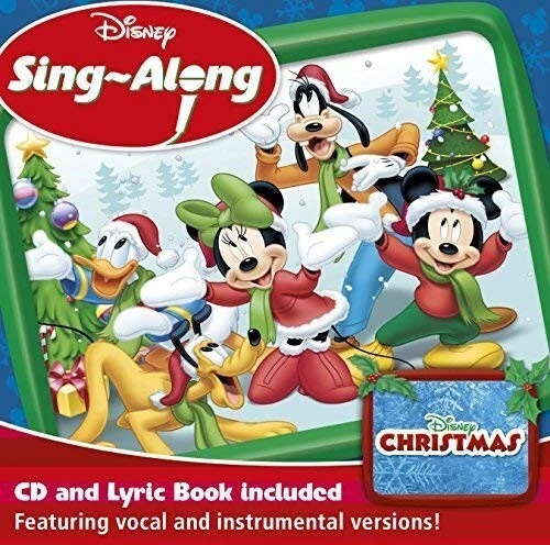 DISNEY CHRISTMAS SING ALONG CD w/LYRIC BOOK ~ KIDS SING~A~LONG ...