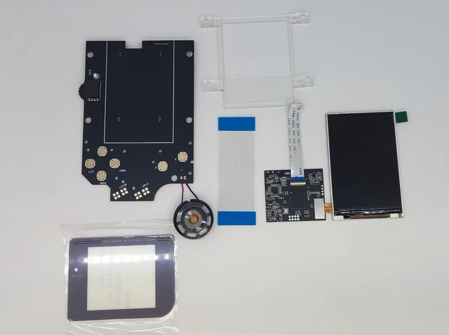 GAME BOY DMG-01 Backlight IPS LCD Screen Mod Kit V5 – lcd bracket and ...