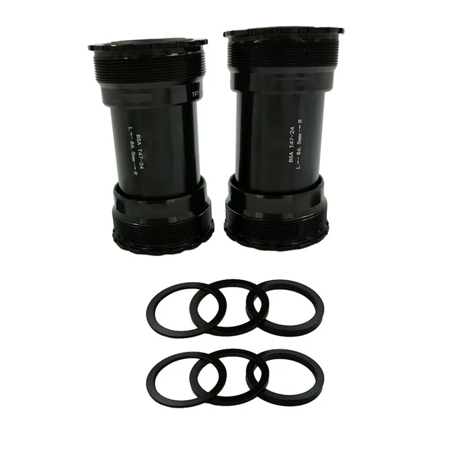 UPGRADED T47 24MM Bottom Bracket with 86 5MM Seal Bearing for Bicycles ...